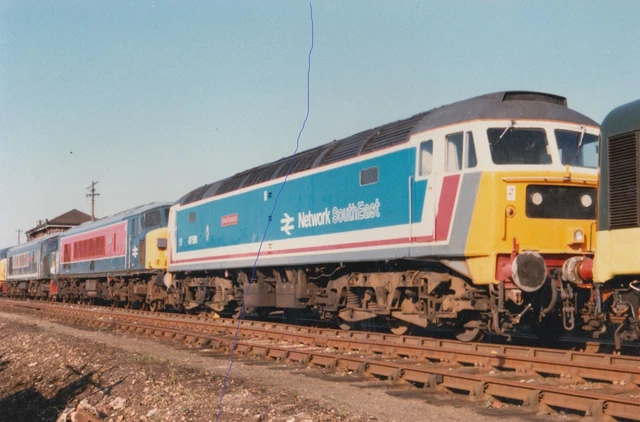 DIESEL RAILWAY PHOTO Nse Class 47 Photograph Train Picture 47581 With ...