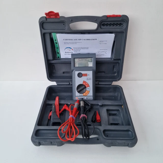 MEGGER MIT 220 Insulation Resistance & Continuity Tester-12 Months ...