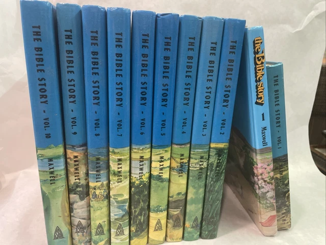 THE BIBLE STORY Arthur S. Maxwell Complete 10 Volume Set ** Partial ...