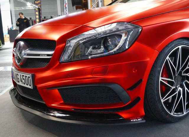 SPOILER LIP LIP front lip spoiler spoiler suitable for Mercedes A45 AMG ...