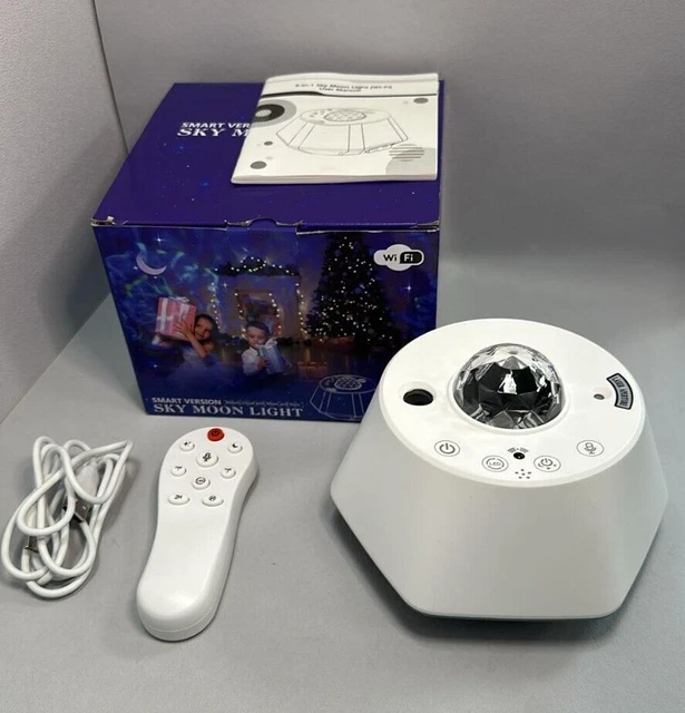 STAR PROJECTOR NIGHT Light with Smart App Voice Control and Timer 360 ...