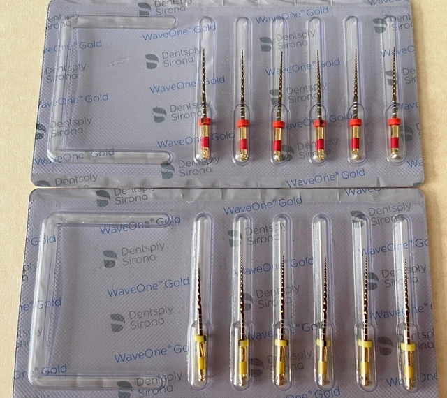 2PACKS WAVEONE GOLD Wave One Endodontic File Root Canal Dentsply 6pcs ...
