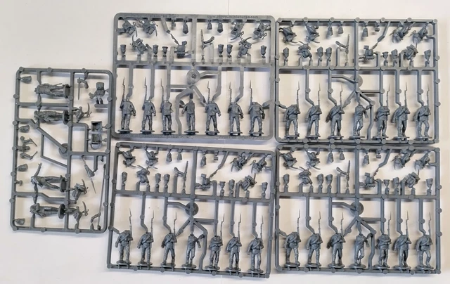 28MM 32 PRUSSIAN Napoleonic Infantry 1 Perry miniatures plastic New . £ ...