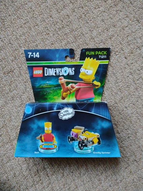 Lego Dimensions Bart Simpson And Gravity Sprinter Fun Pack 71211 £1000 Picclick Uk