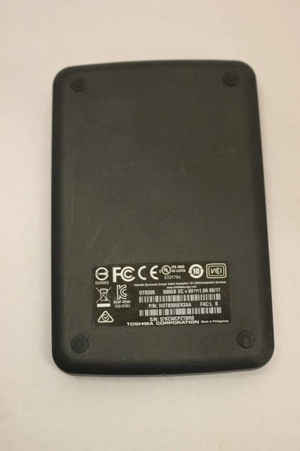 TOSHIBA DTB305 500GB External Hard Drive With Usb Cable EUR 70,74 ...