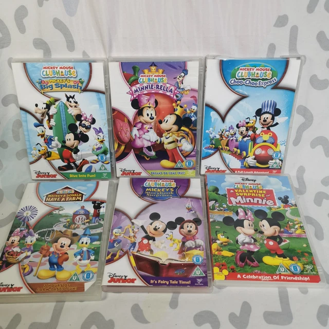 MICKEY MOUSE CLUBHOUSE DVD BUNDLE 6 X DVDS - Big SPLASH, Minnie ...