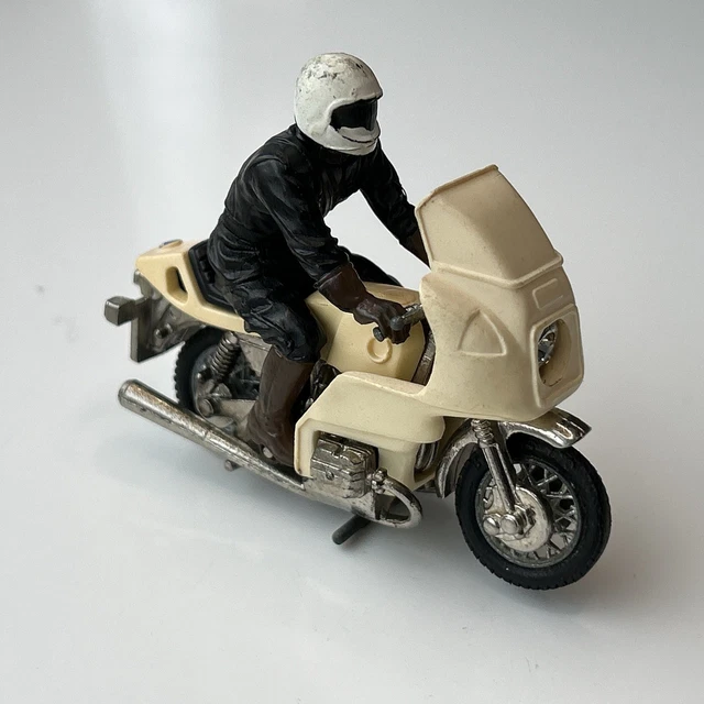 BRITAINS POLICE POLIZEI BMW R100 MOTORCYCLE & RIDER No9695 VINTAGE ...