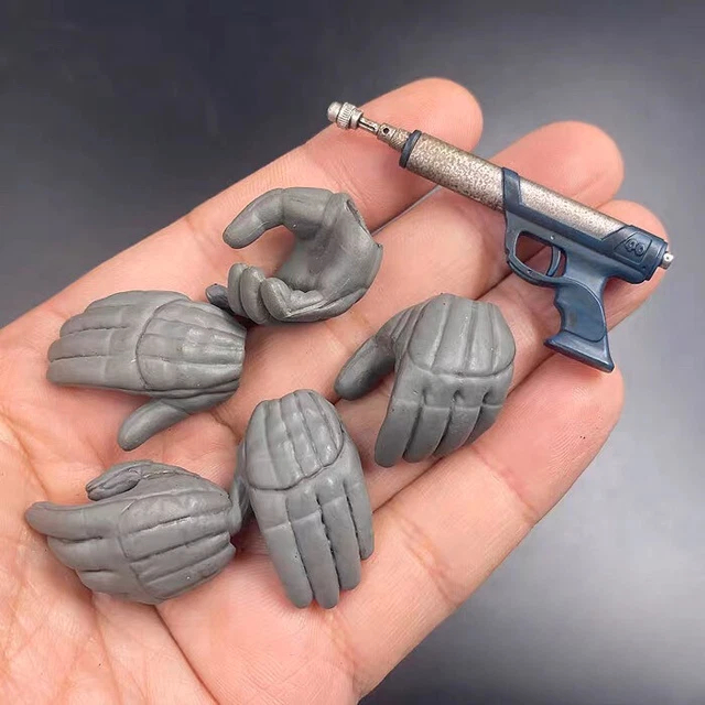 1/6 SCALE ACTION Figure Hand Weapons Model for 12" Action Figure Prop ...
