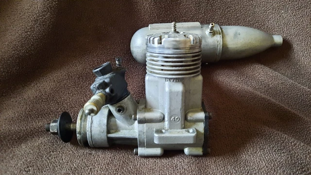 VINTAGE IRVINE 40 RC Nitro Aeroplane Engine, Plane Engine RC Aircraft ...