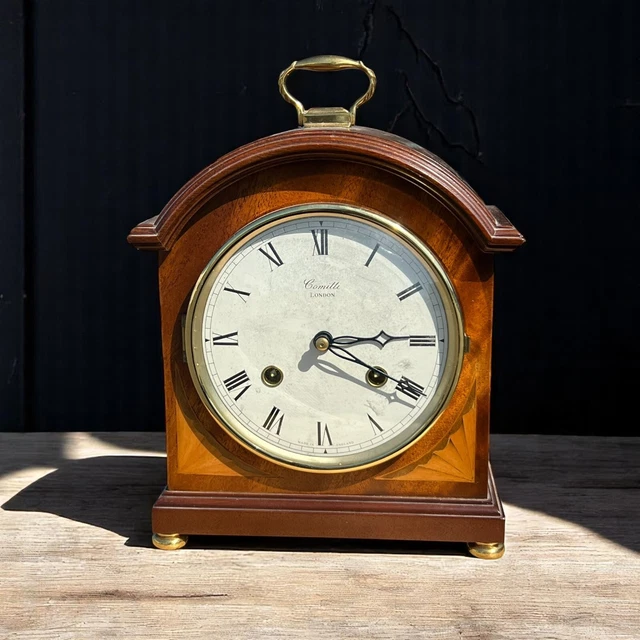 COMITTI OF LONDON Regency Arched Mahogany Striking Mantle Clock £125.00 ...