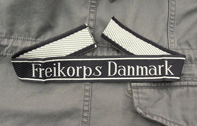 GERMAN MILITARY WW2 Cuff Title. Freikorps Danmark. Good Reproduction £8 ...
