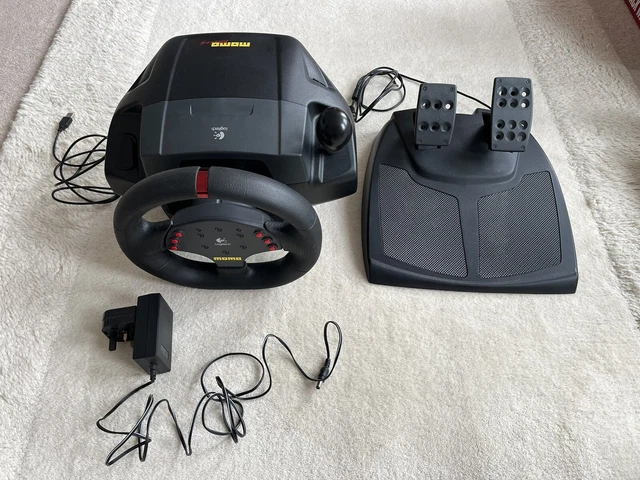 LOGITECH MOMO RACING Force Feedback Wheel And Pedals £59.99 - PicClick UK