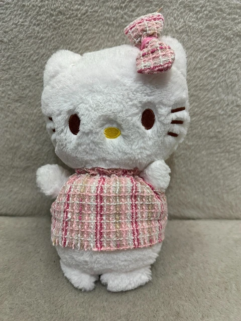 HELLO KITTY IN pink dress soft toy plush £5.98 - PicClick UK