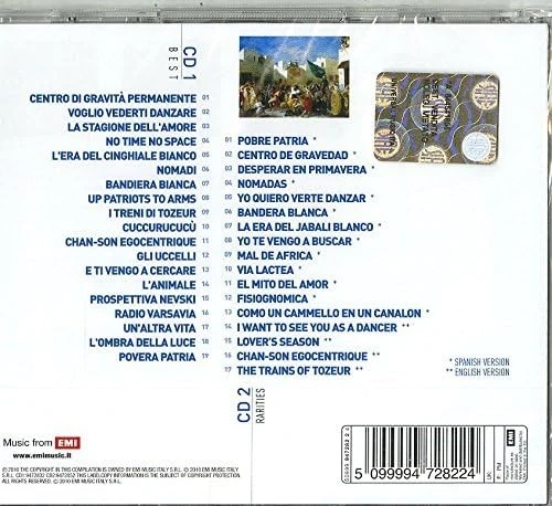 FRANCO BATTIATO POVERA Patria (Best & Rarities) (CD) EUR 31,38 ...