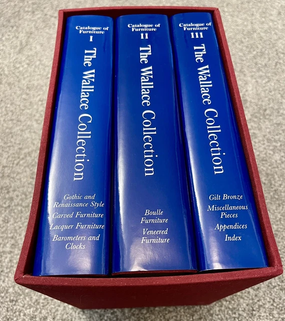 THE WALLACE COLLECTION Catalog Of Furniture Books Rare Hardback Edition ...