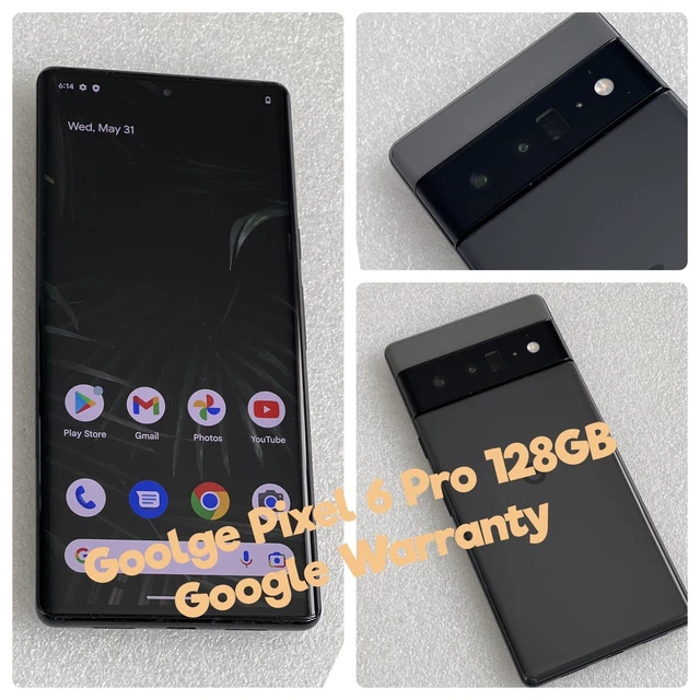 GOOGLE PIXEL 6 Pro GLUOG - 128GB - Stormy Black (Unlocked) - Grade A ...