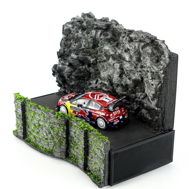 WRC RALLYE MONTE-CARLO Diorama 3D Printing for 1:43 Scale Die Cast ...