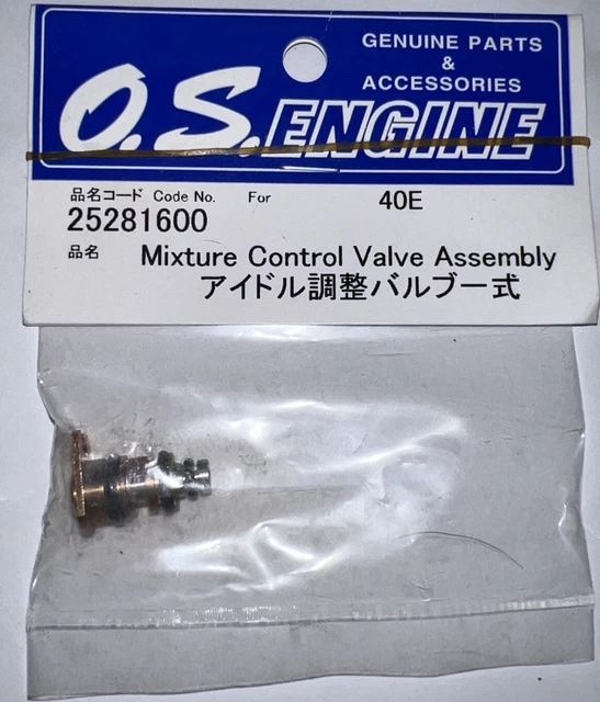 OS ENGINES MIXTURE Control Valve Assembly 40E. 25281600 $25.00 ...
