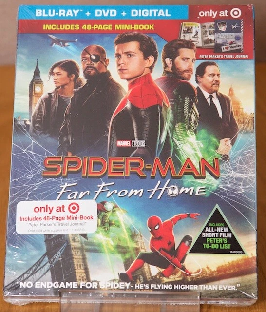 SPIDER-MAN: FAR FROM Home Target Exclusive Blu Ray Region Free - NEW ...