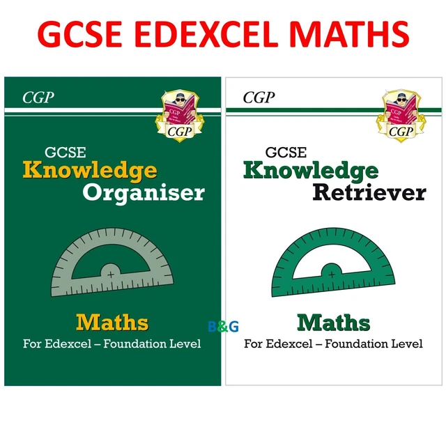 GCSE MATHS EDEXCEL Knowledge Organiser and Retriever Foundation CGP $16 ...