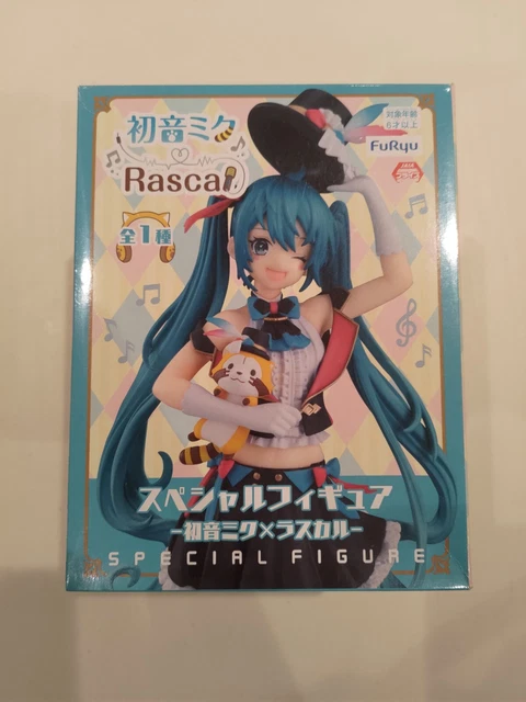 FIGURA ESPECIAL FUYU Hatsune Miku x Rascal Colaboración Auténtica Japón ...