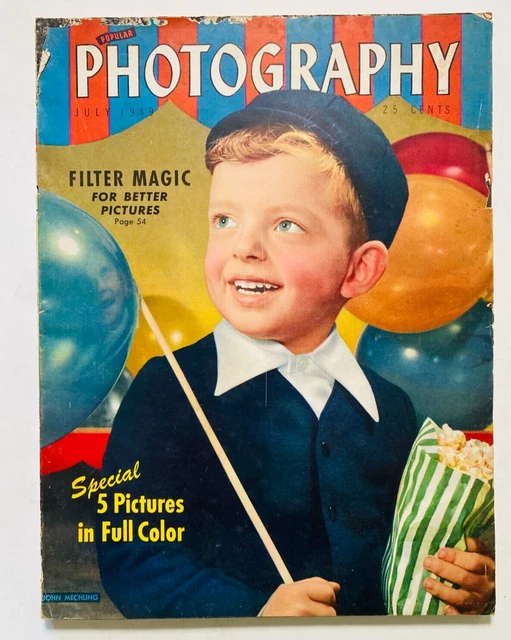 1940S POPULAR PHOTOGRAPHY Magazine Pinup Girls Beach Filter Magic ...