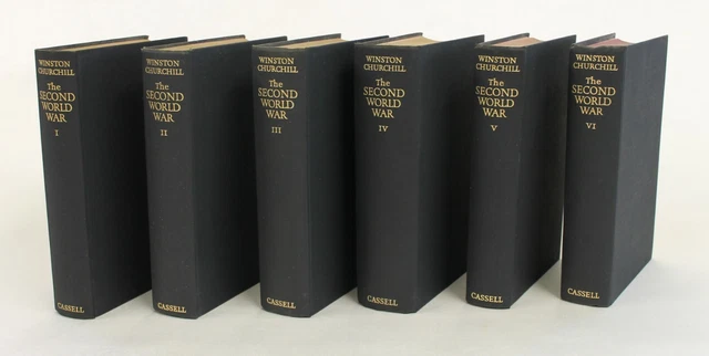 THE SECOND WORLD War Winston Churchill Complete 6 Volumes all 1st First Editions £48.58 ...