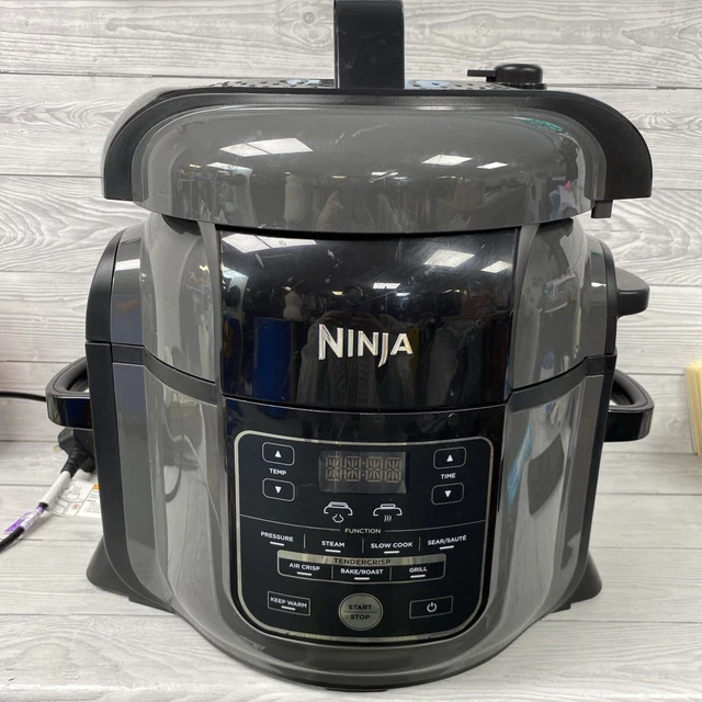NINJA FOODI OP300UK 7-in-1 Multi-Cooker 6L Electric Cooker Black Air ...