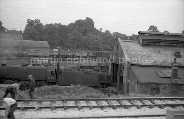 READING SHED Q1 0-6-0 33006 30.7.59 Railway Negative RN308 £3.99 ...