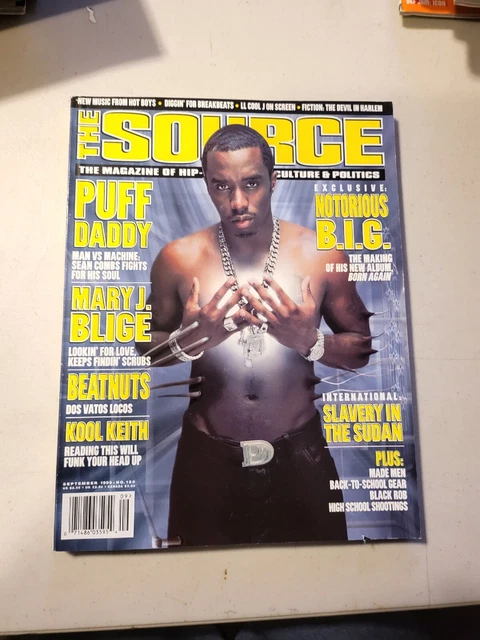 THE SOURCE MAGAZINE #120 September 1999 Puff Daddy Biggie Mary J Blige ...
