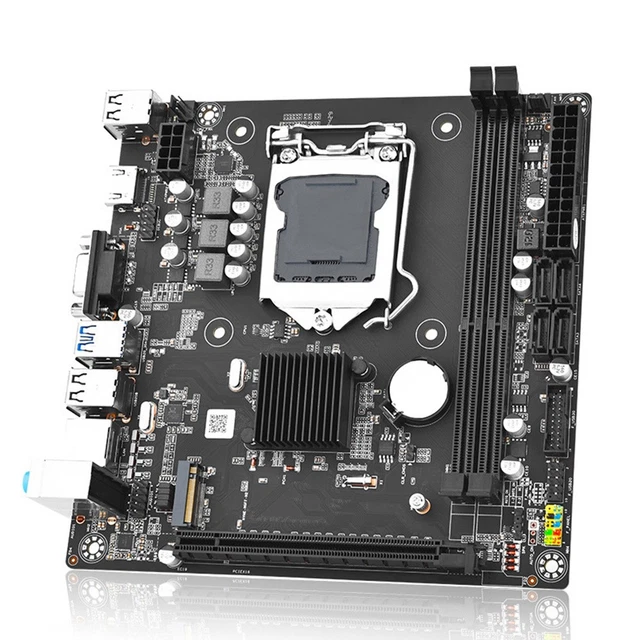 2X(B75M ITX MOTHERBOARD LGA 1155 Desktop PC Support DDR3 NGFF NVME M ...