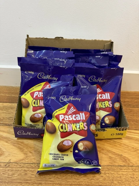 CADBURY PASCALL CHOCOLATE Clinkers Bites Candy Bag 160g $22.99 ...