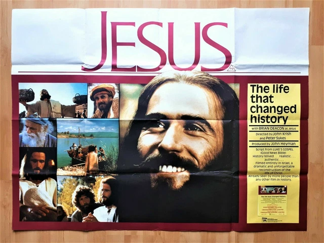 JESUS, 1979 UK Quad Film Poster, Brian Deacon, Vintage, A Grade, Rare ...