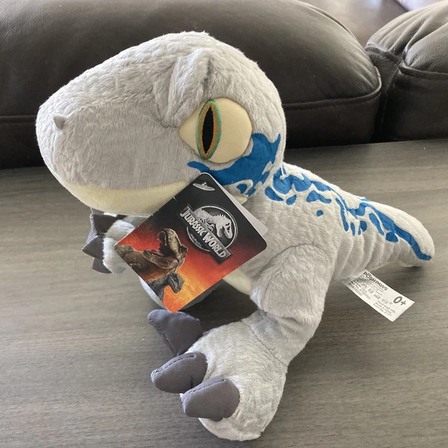 Jurassic World Camp Cretaceous Chunky Blue Raptor Dinosaur 10 Soft Toy