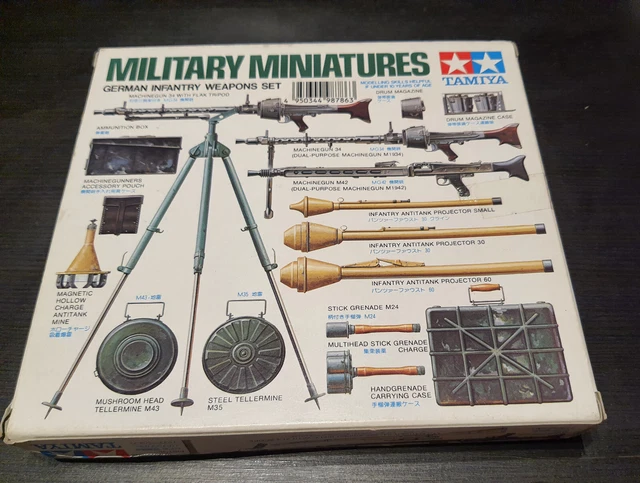 TAMIYA 35111 MILITÄR Miniatur/Deutsche Infanterie Waffen Set 1/35 ...