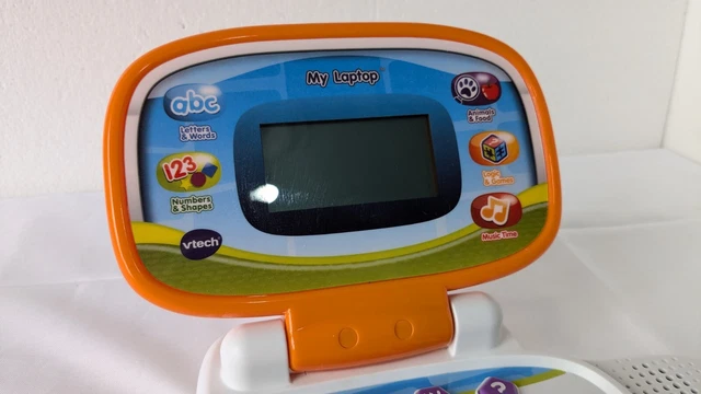 VTECH TOTE & Go Laptop White Orange Kids Educational Interactive ...