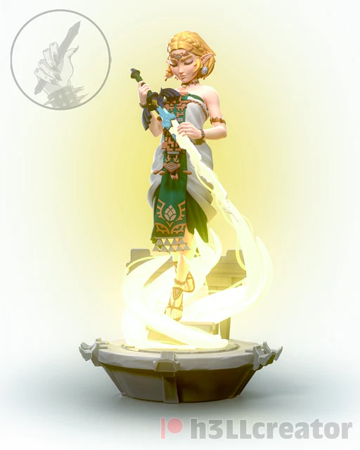 ZELDA - LEGENDS of Zelda 3d printed model - 3D figure - 1/6 1/10 scale ...