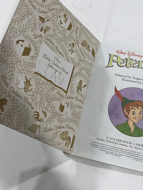 A LITTLE GOLDEN Book Walt Disney's Peter Pan 1989 £7.55 - PicClick UK