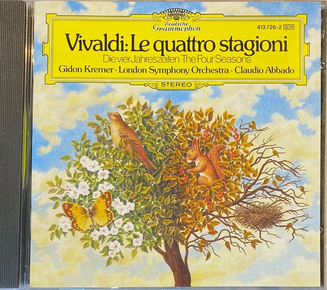 VIVALDI - THE Four Seasons - Kremer/Abbado/LSO CD Exc Cond! DG West ...