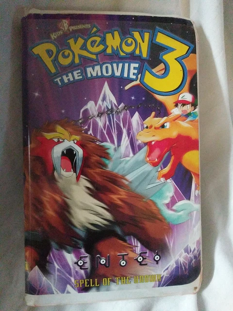 VINTAGE POKÉMON VHS Pokemon Movie 3 -Clam shell case £5.50 - PicClick UK