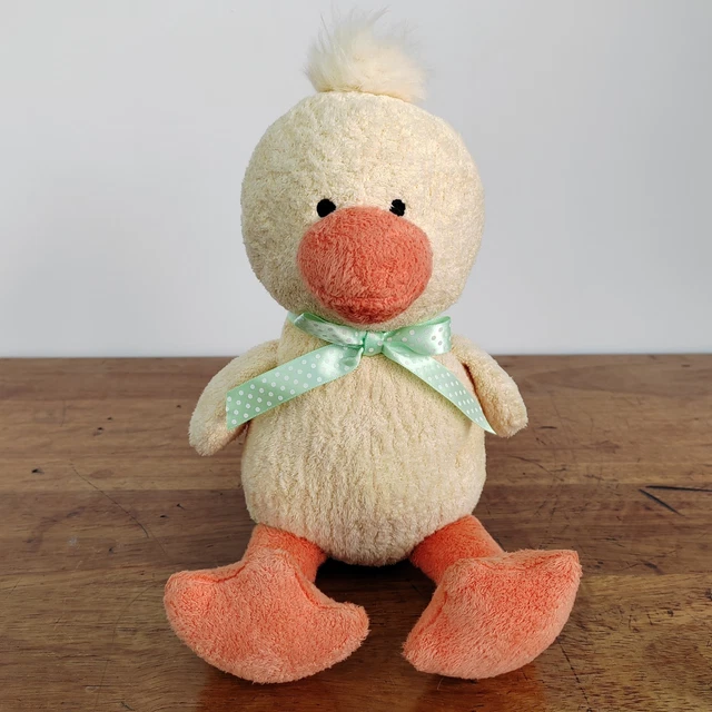 TESCO CHICK DUCK Bird Chenille Plush Soft Toy 2005 Yellow 13" Large £34 ...