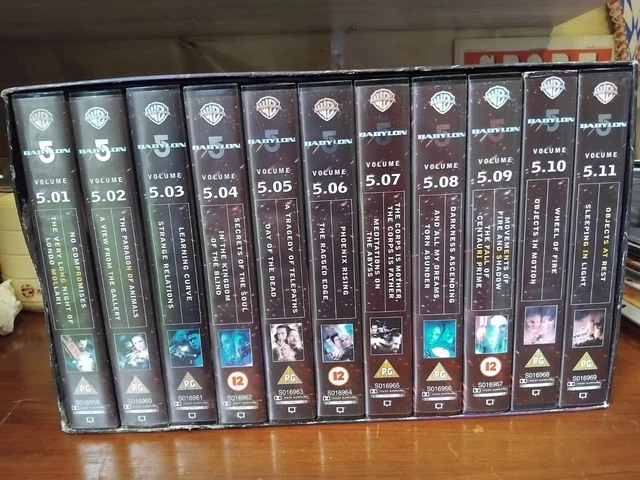 BABYLON 5 SEASON 5 1-11 Complete Box Set PAL VHS Video £4.99 - PicClick UK