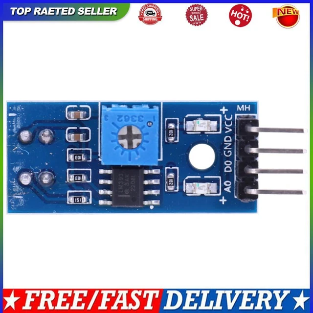TCRT5000 INFRARED REFLECTANCE Sensor 3.3V-5V Line Track Sensor Module ...