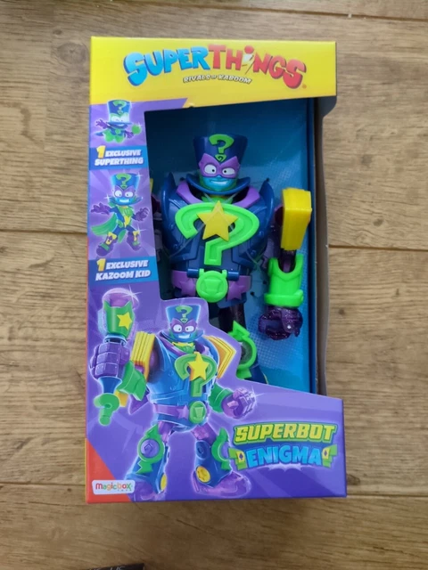 NEW SUPERTHINGS ENIGMA Superbot Articulated Hero Robot with Combat ...
