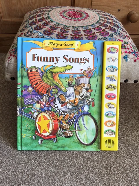 VINTAGE 1990S 1994 Play-a-Song Funny Songs Sounds Children's Book ...