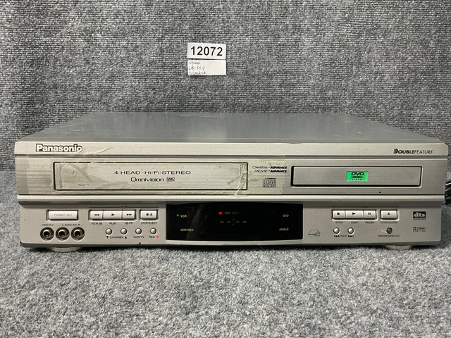 DVD VCR DECK Panasonic PVD4762 Double Feature 4 Head Hi-Fi Stereo ...