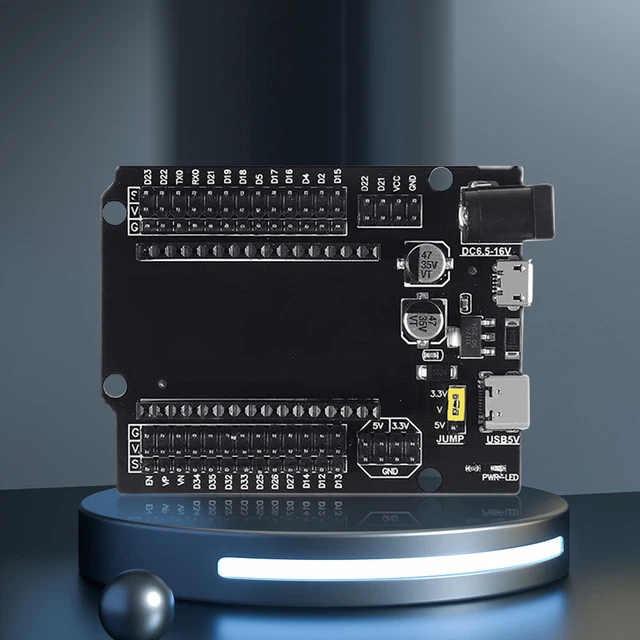 ESP32 DEVELOPMENT BOARD Graphic Programming 30Pin GPIO Distribution ...