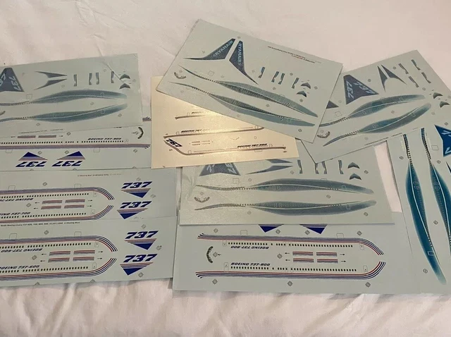 DECALS MODEL PLANE 100th Scale Boeing House Silk Screen Space Models £0 ...