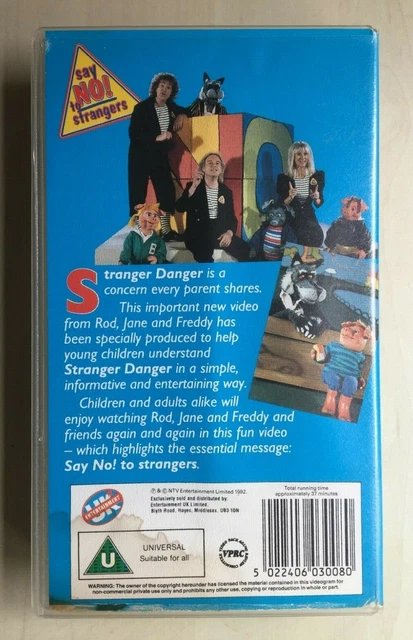 ROD, JANE AND Freddy - Say No! To Stangers - Rainbow - Vhs Video £19.99 ...