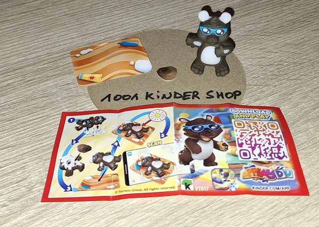 KINDER VT 17 Vt017 Tanned Animals - Tan Bear Bär + Bpz EUR 1,57 ...